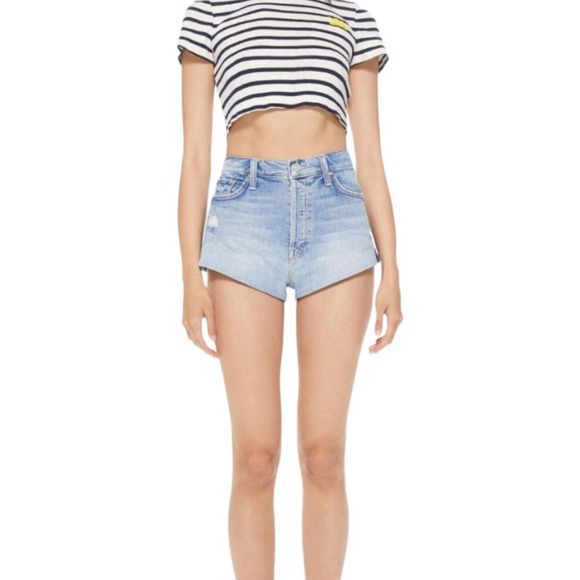 MOTHER | Shorts | Mother X Carolyn Murphy Cheeky Tomcat Short Shorts ...
